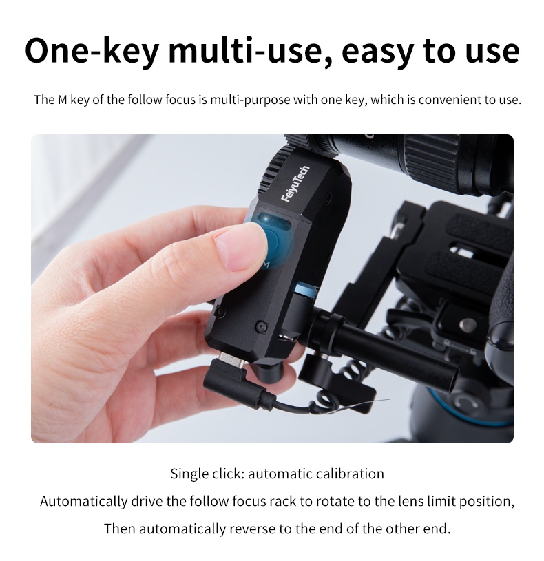 FeiyuTech Portable Brushless Motor Follow Focus Kit Wireless Lens ...