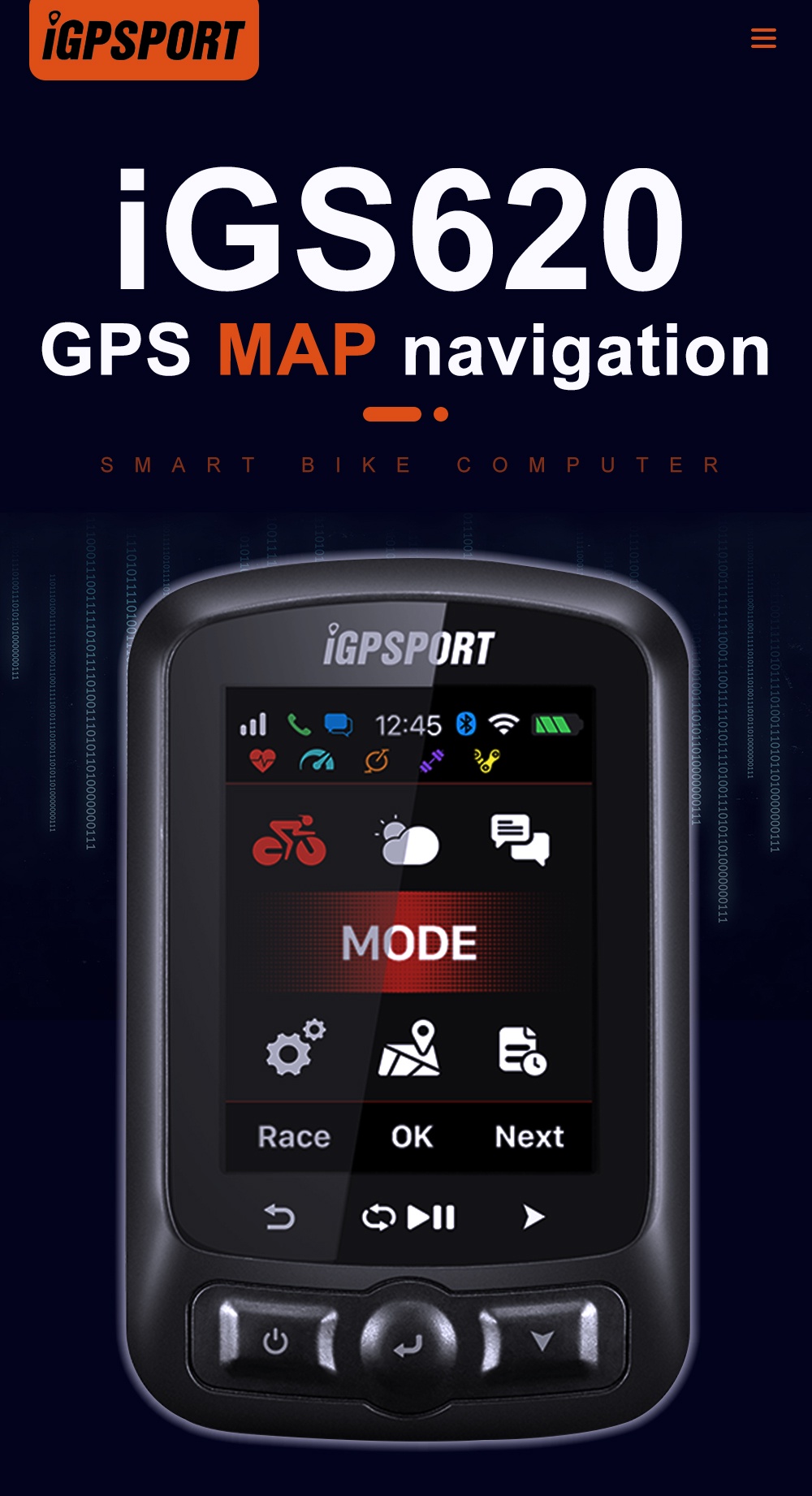 iGPSPORT IGS620 IGS 620 GPS Cycling Wireless Computer Ant+ Bluetooth ...