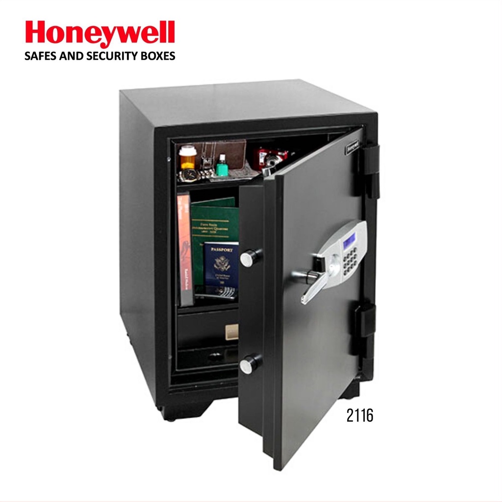 Honeywell Safe 2116 Digital Steel Fire & Security Safe Cash Vault Box ...