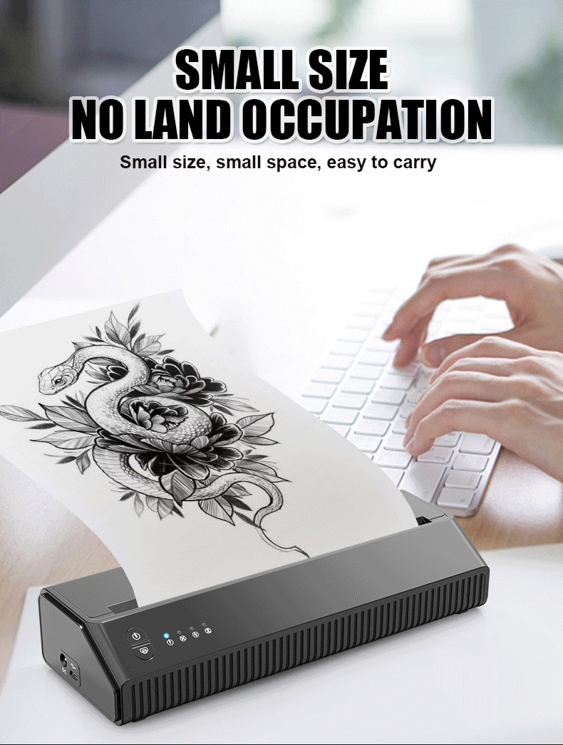 Bluetooth Tattoo Transfer Machine Stencil Printer Drawing Thermal ...