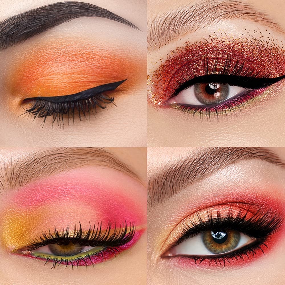 7 Color Eye Shadow Highlighter To Create Contours and Brighten A ...