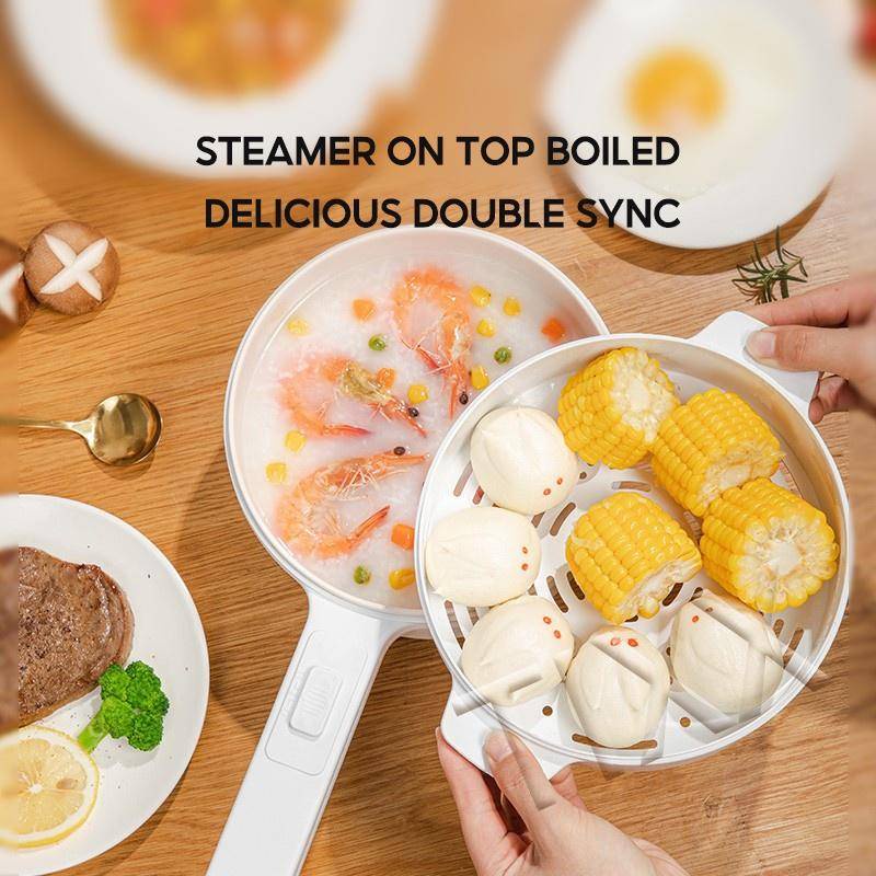 HODEKT 2L Multifunctional Electric Cooker With Steamer Double Layer ...