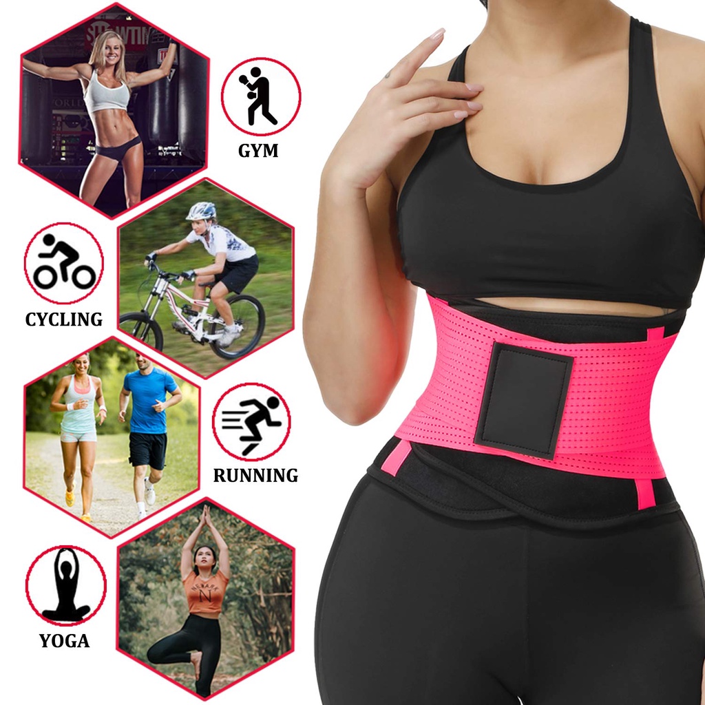 GUKOO Waist Trainer Women Unisex Slimming Belt Body Shaper Belt Fitness ...