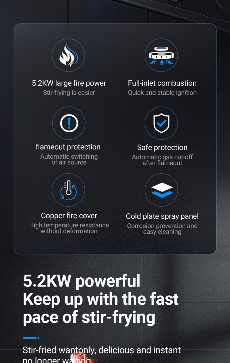 gas stove double burner 5200KW high-fire portable gas stove butane ...