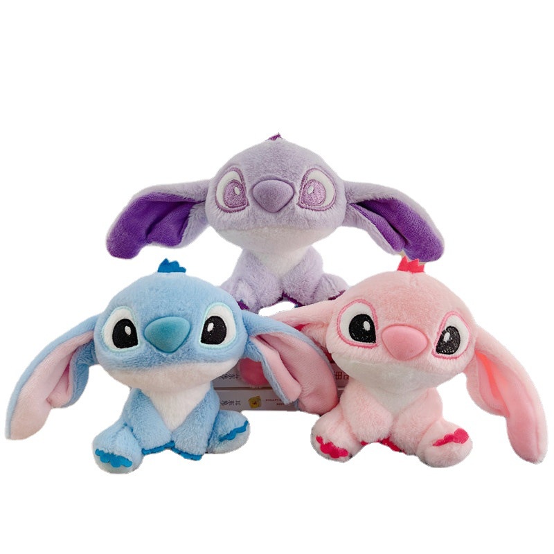 Purple Stitch Plush Keychain Cute Animals Plushie For Bag Pendant Doll ...