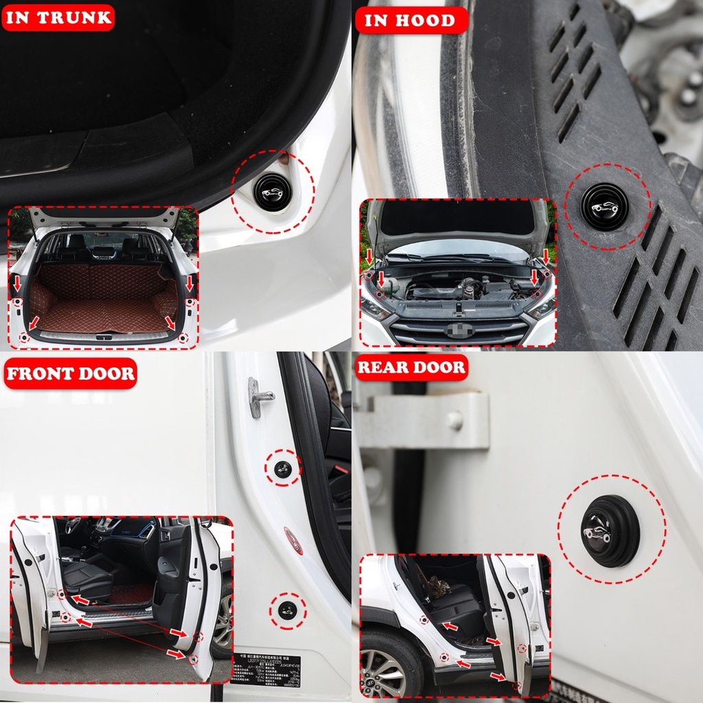 [Ready Stock] 4 Pieces Toyota Car Door Sill Scratch Protector Universal ...