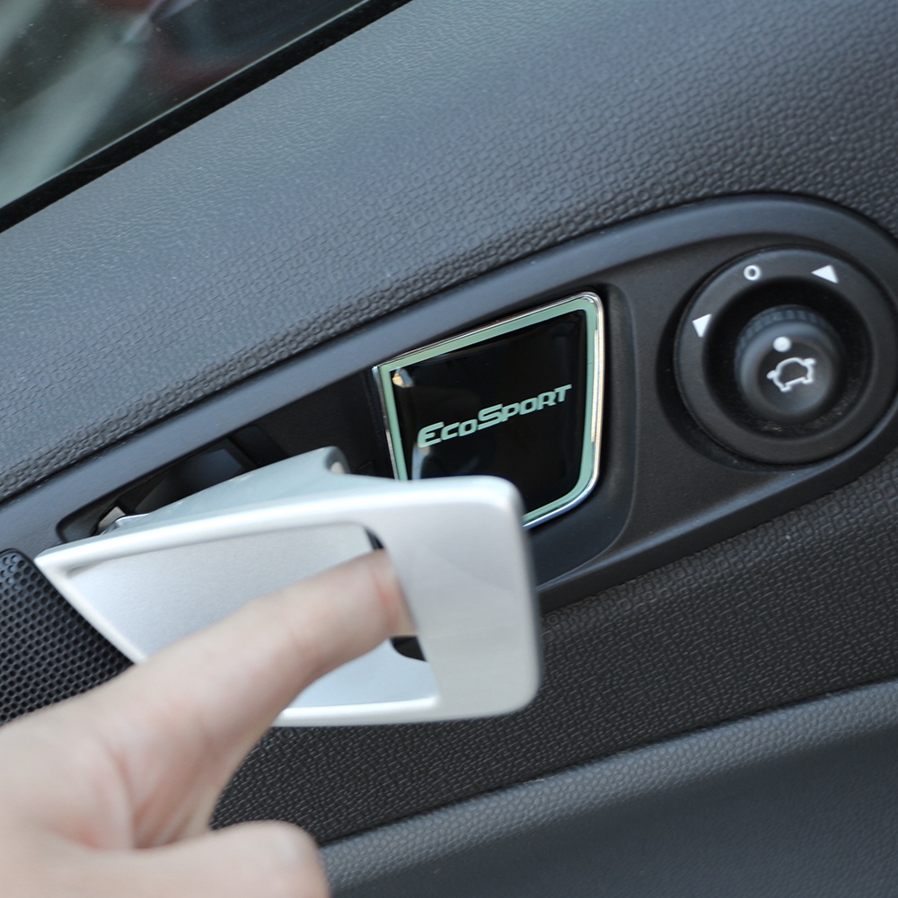 4pcs Car Inner Door Bowl Luminious Ecosport Sticker for Ford Ecosport ...