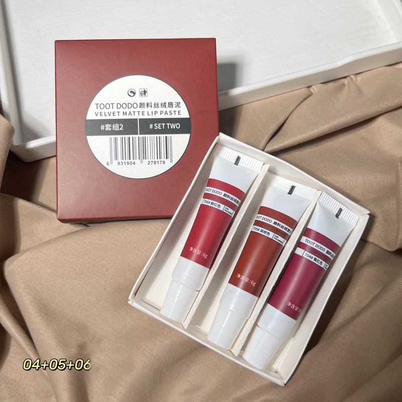 Toot Dodo Lip Mud Mist Face Velvet lipstick Lip glaze matte mud lip ...