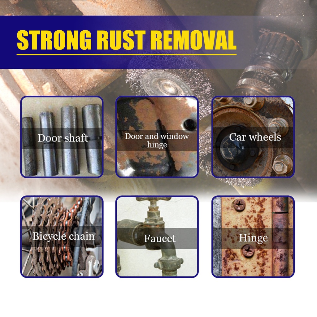 100% Effective Rust Remover for Motorcycle Metal Car Anti Rust Remover ...