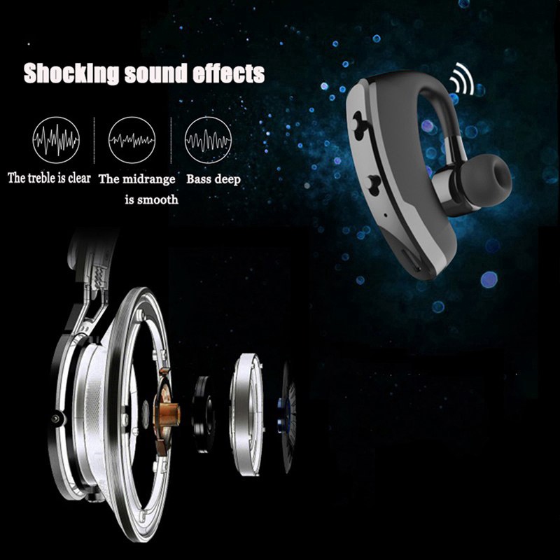 V9 headset bluetooth headset hands-free business wireless bluetooth headset driver call headset ...