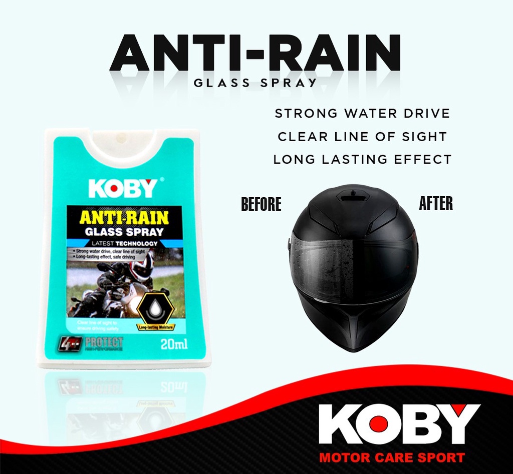 Koby Anti Rain Glass Spray 20ml | Shopee Philippines