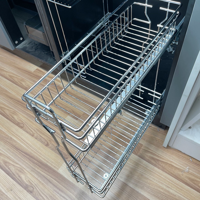 Condiments Pull out basket 2 layer 304 stainless | Shopee Philippines