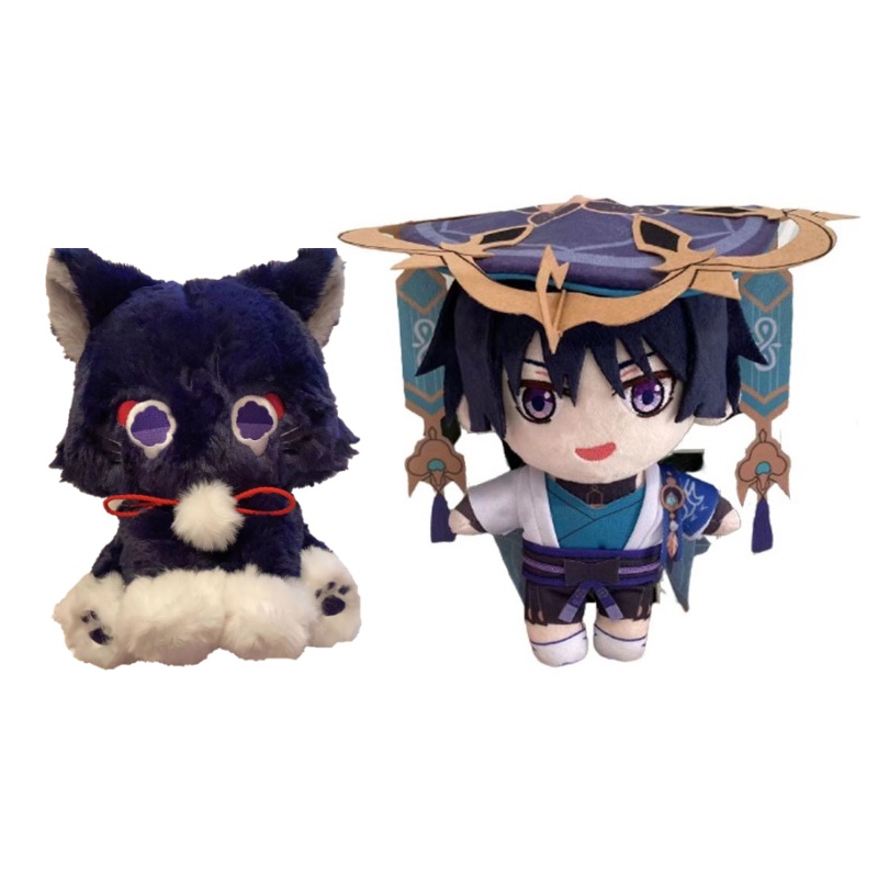 TOP Genshin Impact Wanderer Cat Plush Toys Teyvat Zoo Kunikuzushi ...