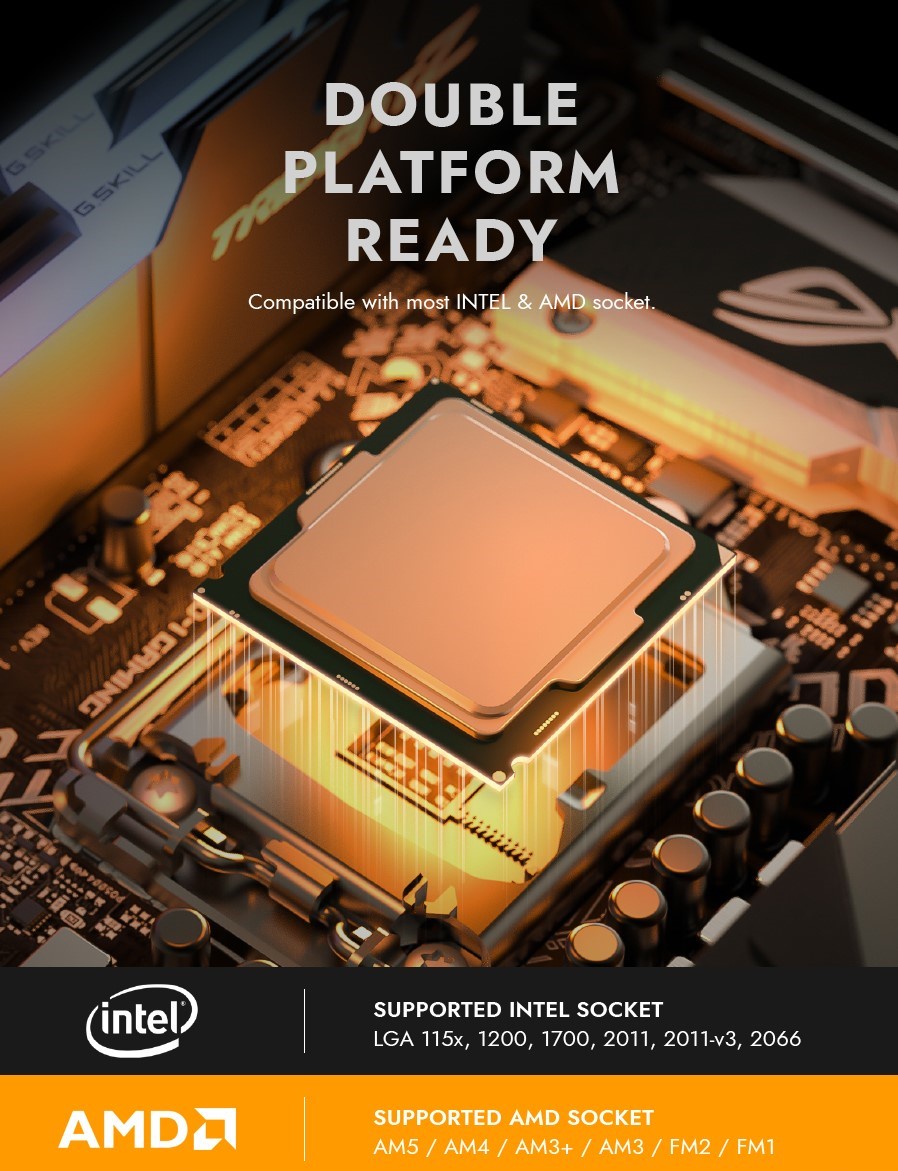 Darkflash Radiant DC360 Liquid CPU Cooler (Black) | itw | Shopee ...