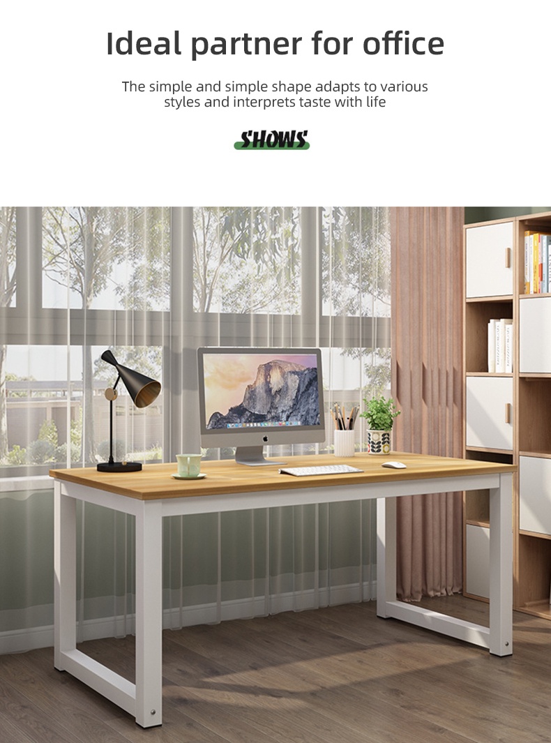 VOVOVA Computer Table 80/120/140CM Gaming Table Office Table Study ...