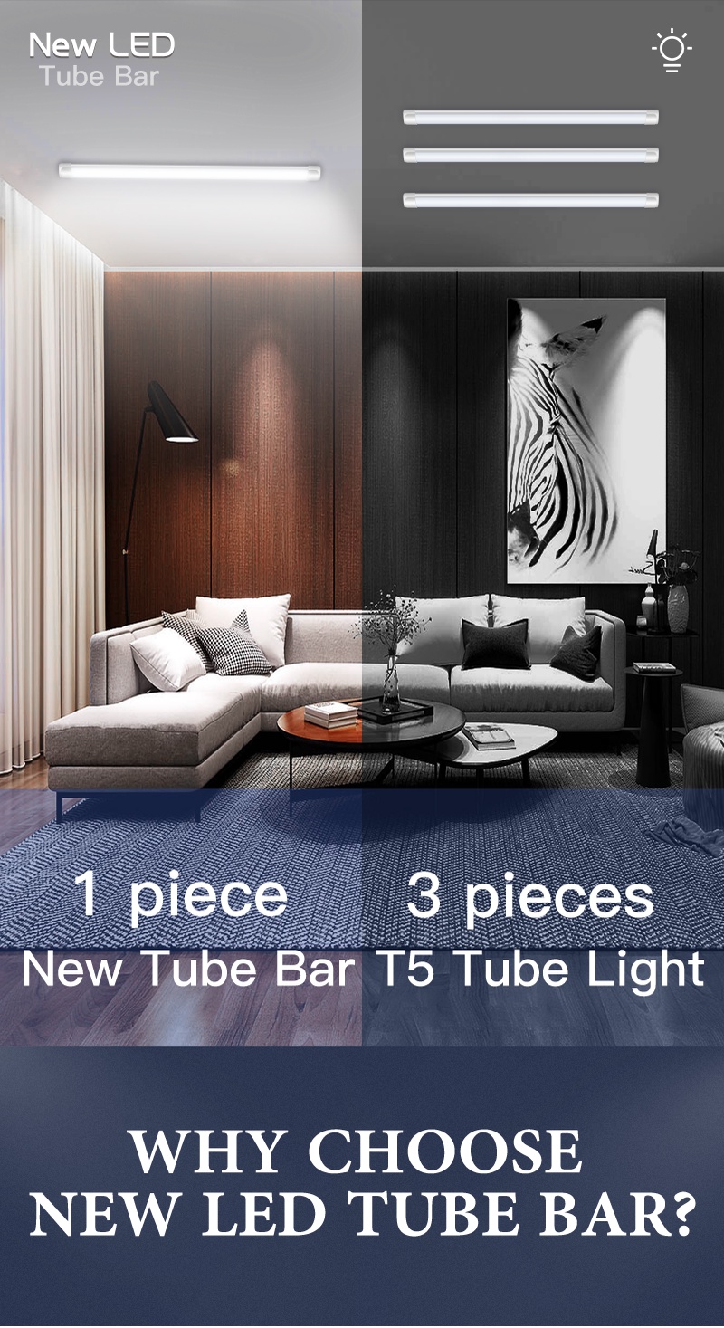 Led Tube Light T8 T5 220v Fluorescent Lamp Bar | Shopee Philippines