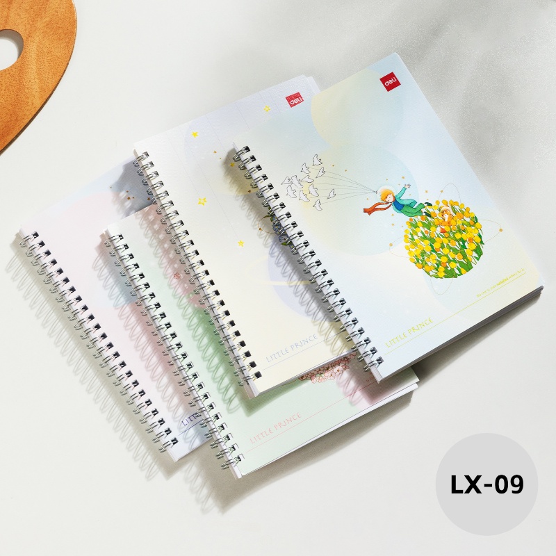Deli A5 Cute Spiral Notebook 60Sheets Student Binder Notebook School ...