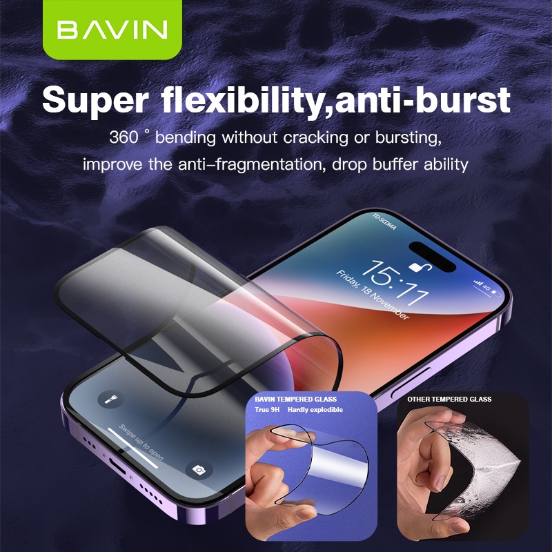 [Buy 1 Get 1 FREE] BAVIN Q4 Tempered Glass Screen Protector Full Cover ...