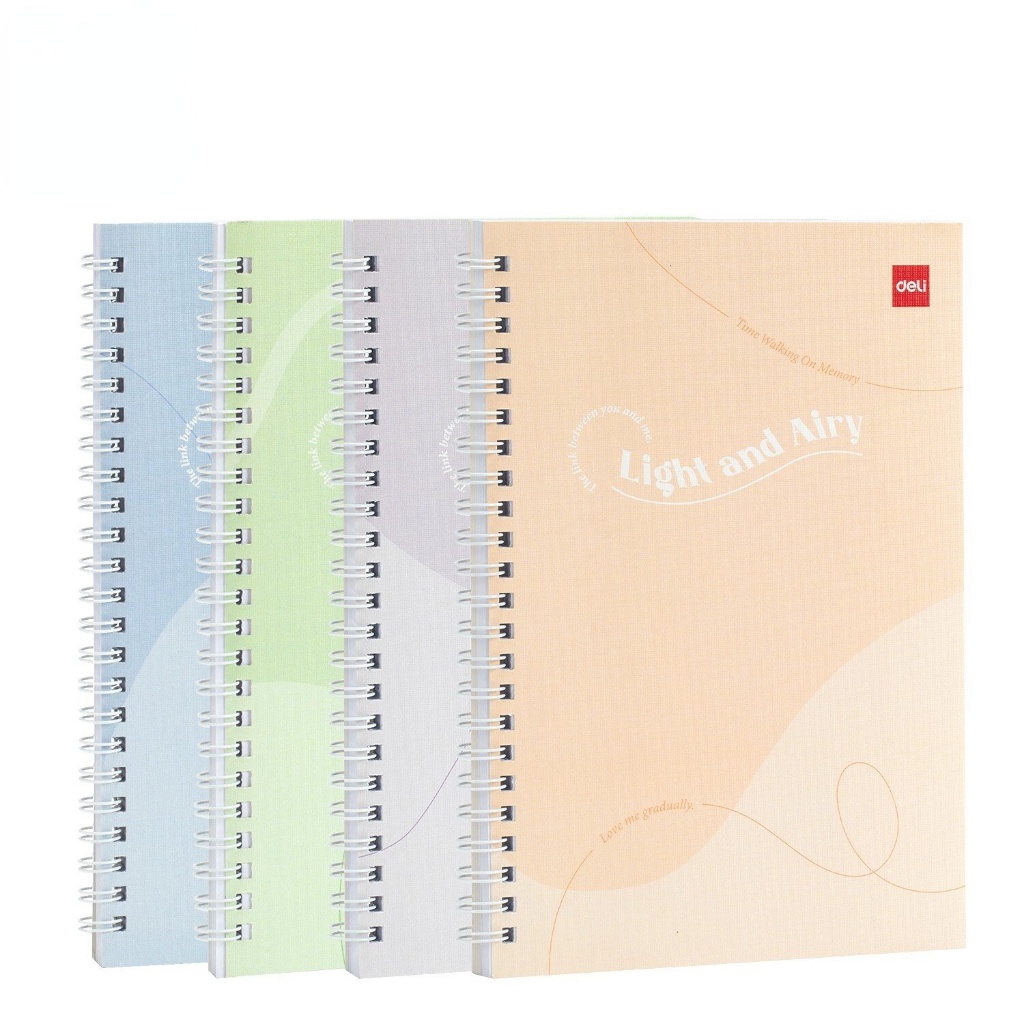 Deli A5 Spiral Notebooks 60 Sheets Binder Notebook Aesthetic For High ...