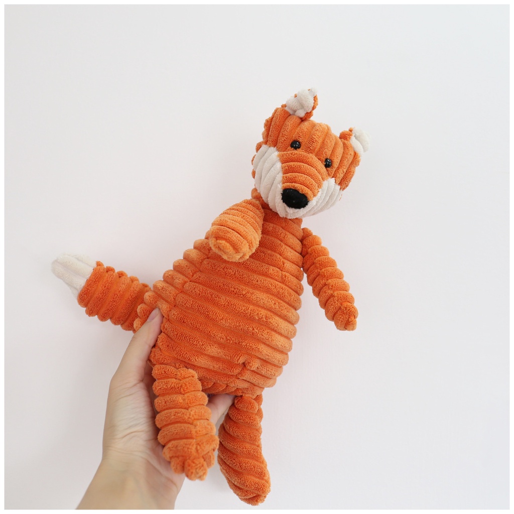 23/30/40CM Corduroy Bunny Monkey Fox Pig Lion Sheep Plush Toys Cute ...