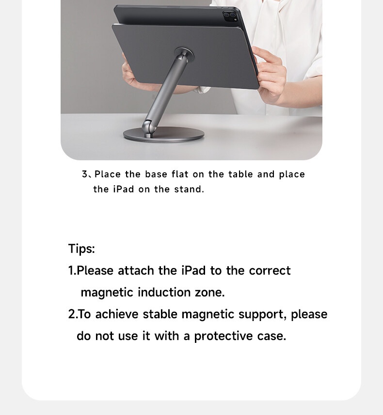 [Benks Official] Infinity Pro Magnetic Stand for IPad 360° Degress Free Adjustable Tablet Holder ...
