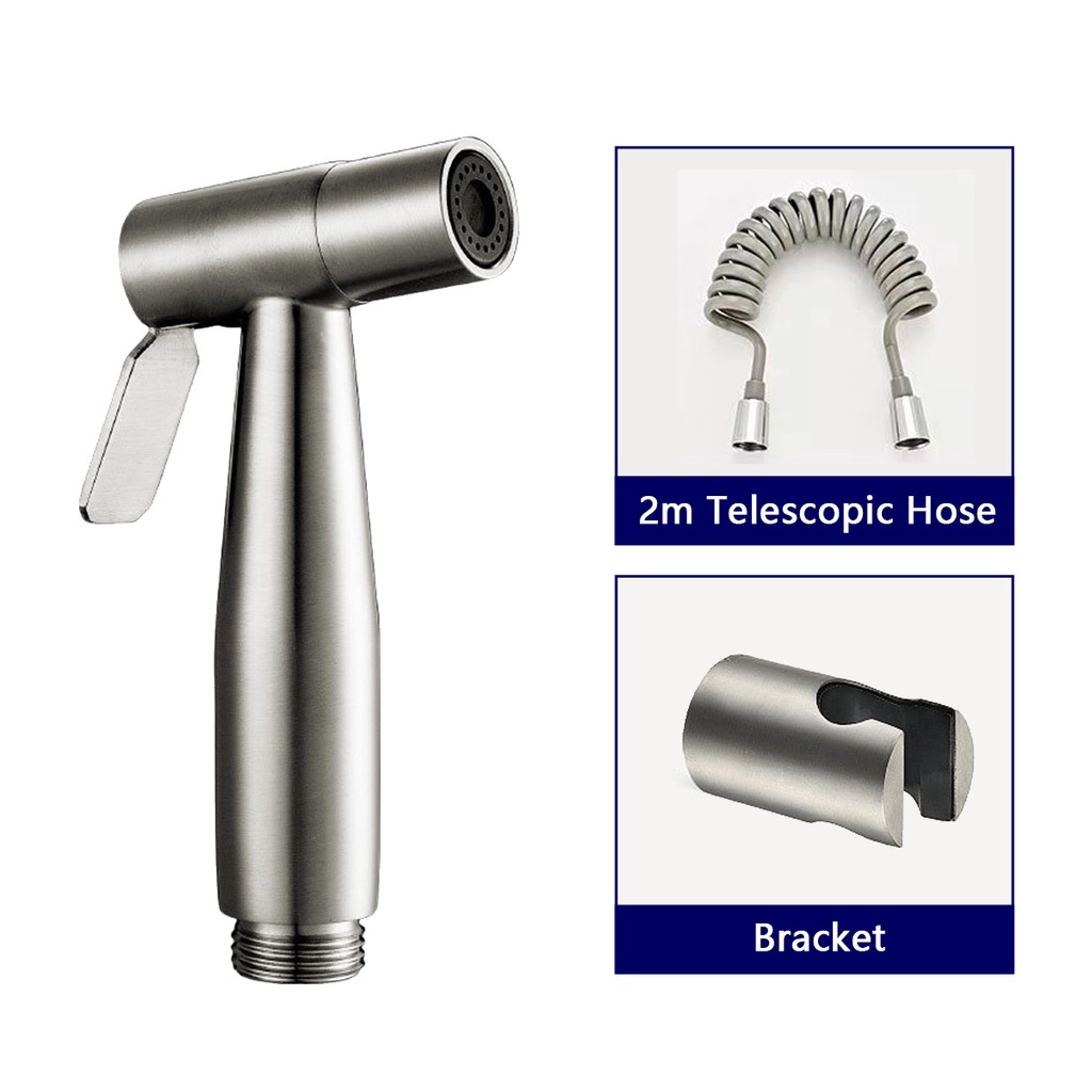 Black Heavy Duty 304Stainless Bidet Set With Bidet Head Bidet Hose ...