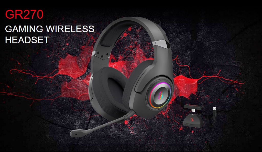 A4Tech Bloody GR270 RGB 7.1 Virtual Surround Sound Bluetooth v5.2 ...