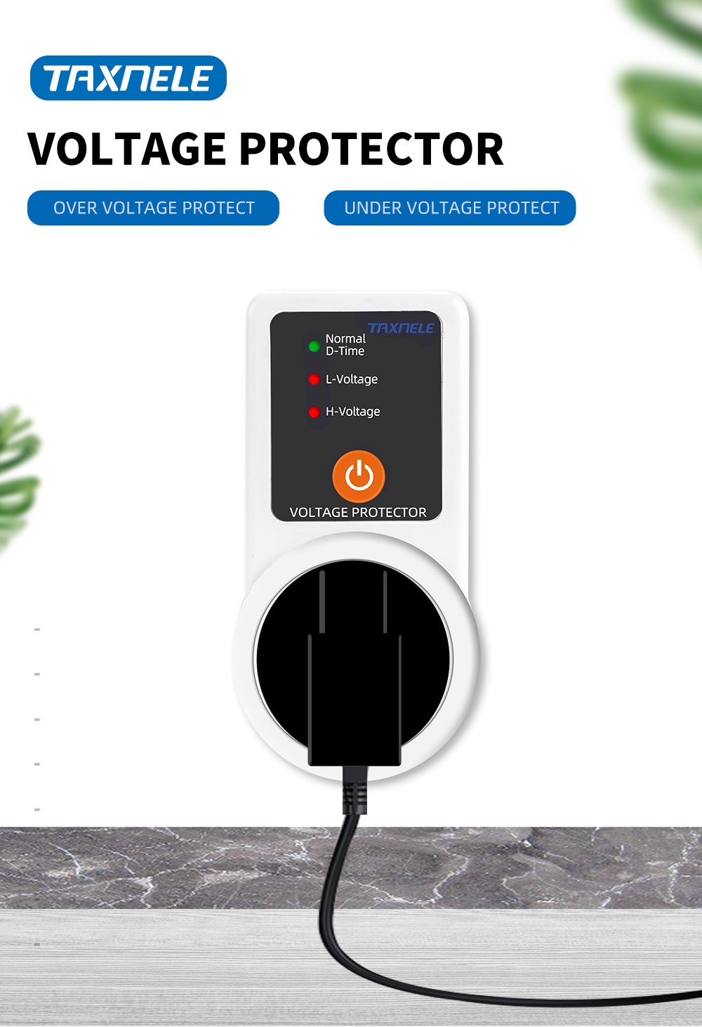 Automatic Voltage Protector Socket Switcher AC 220V 16A Power Surge ...