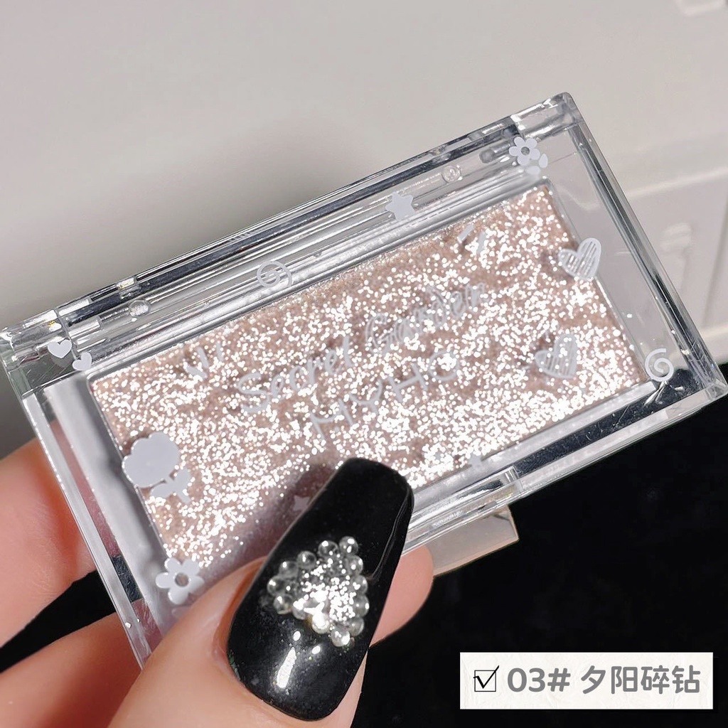 MYHO High Glow Powder Blush Fit Plate Brightening Glitter Pearlescent ...