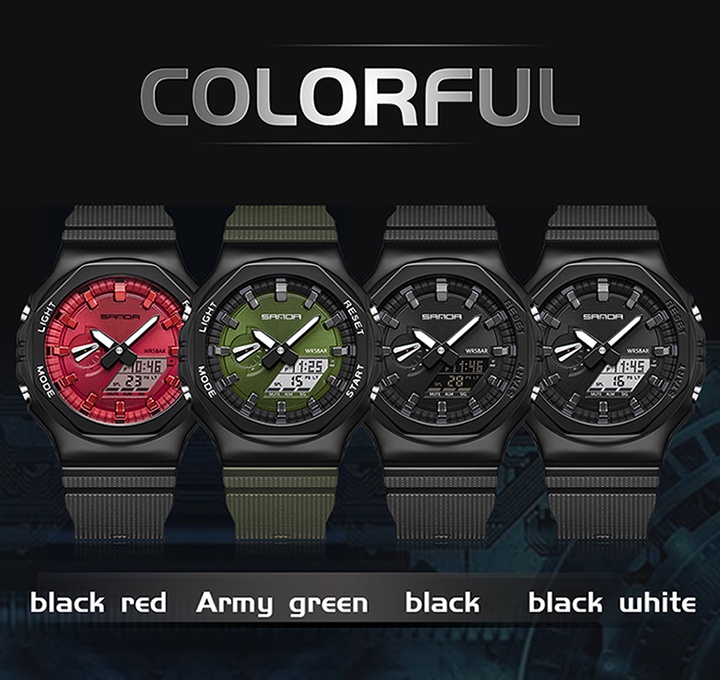 Sanda Men's Watch Luminous Multi-function Metal Luxury Fashion Men's ...