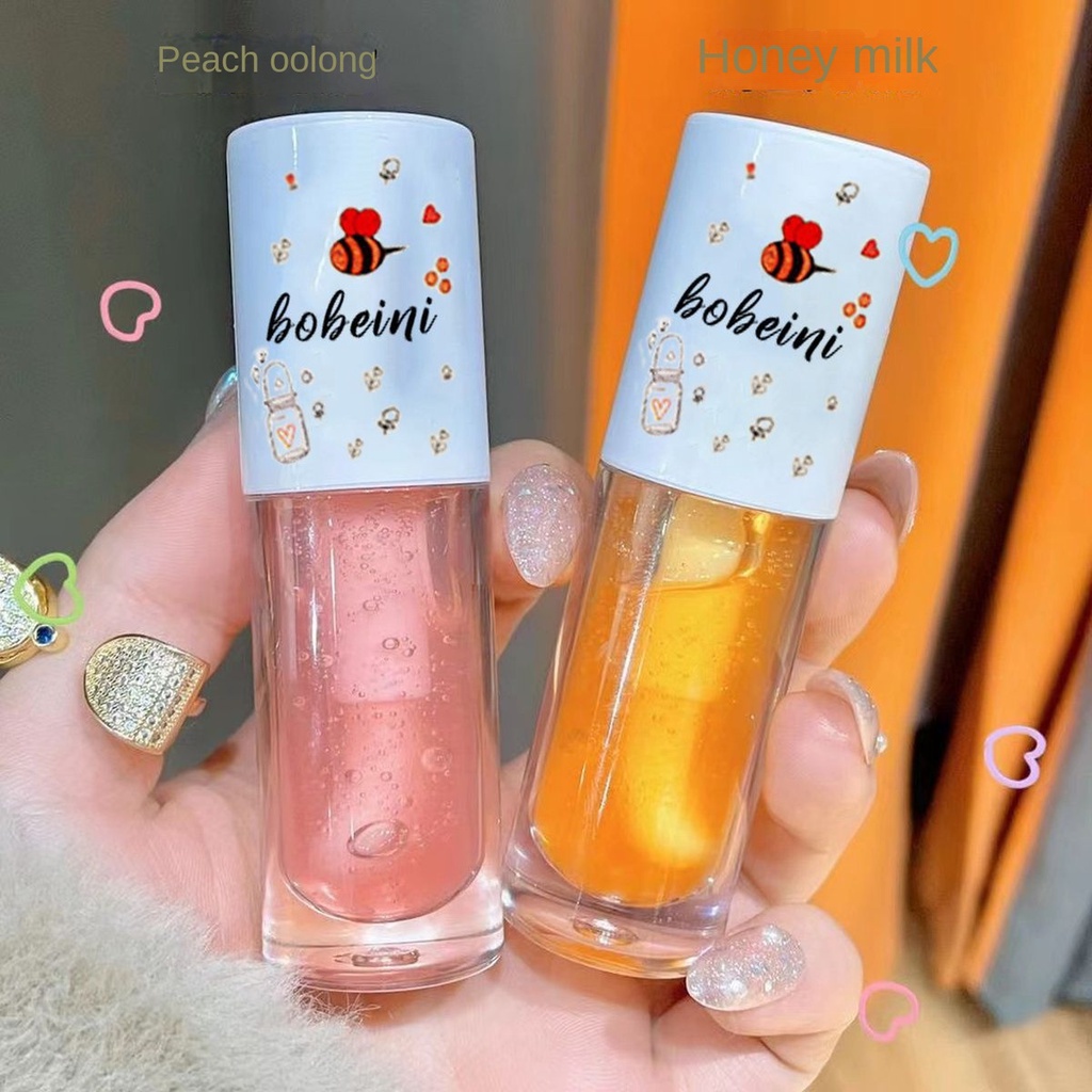 Velvet Matte Lip Gloss Mirror Clear Honey Lip Care Colourless ...