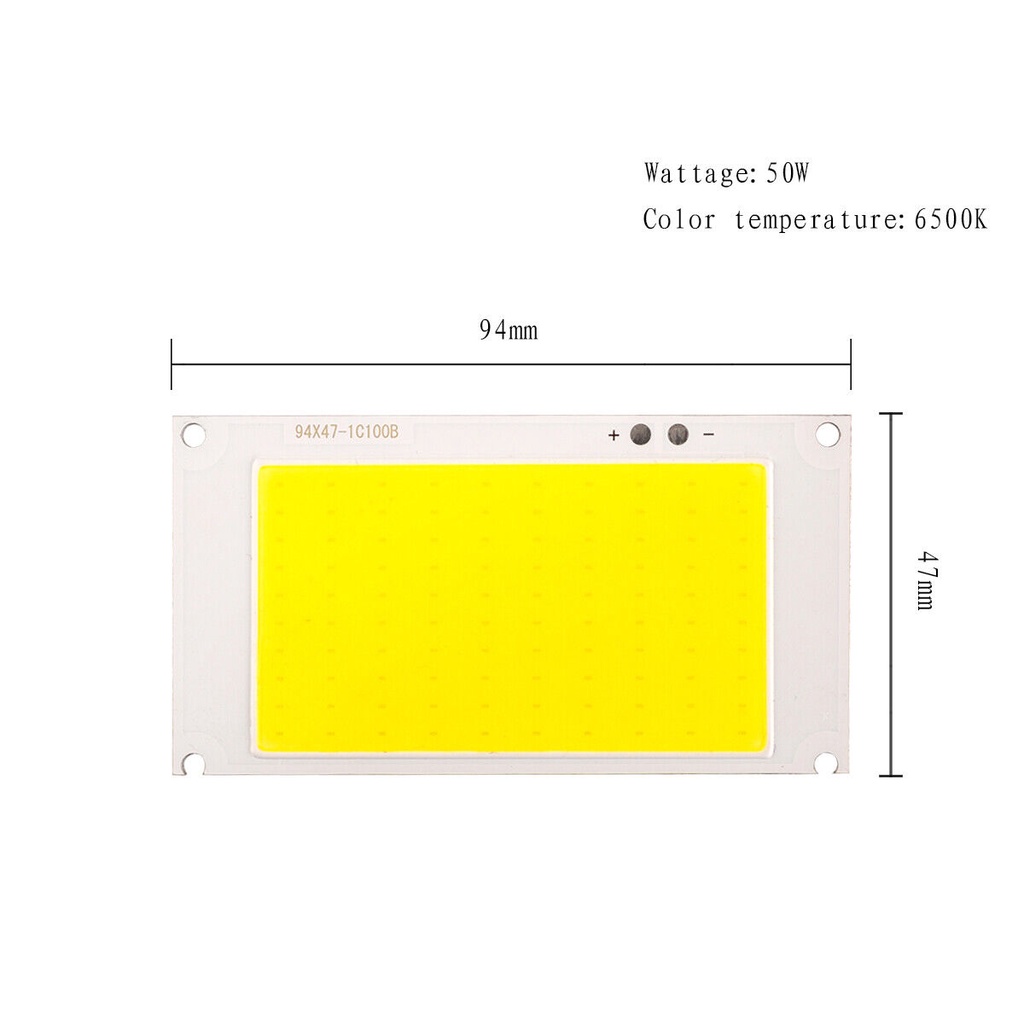 3V 3.7V Ultra Bright 8W/50W DC LED COB Strip Lamp Lights Chip On Board ...