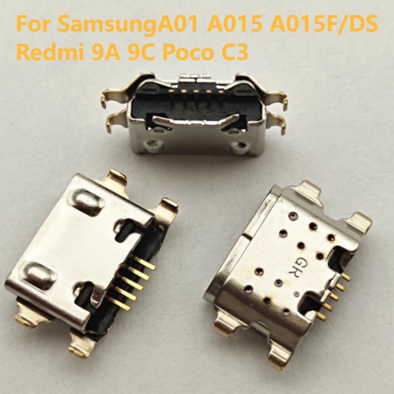 Charging Port Micro USB 5 Pin For For Samsung Galaxy A01 A015 A015F/DS ...