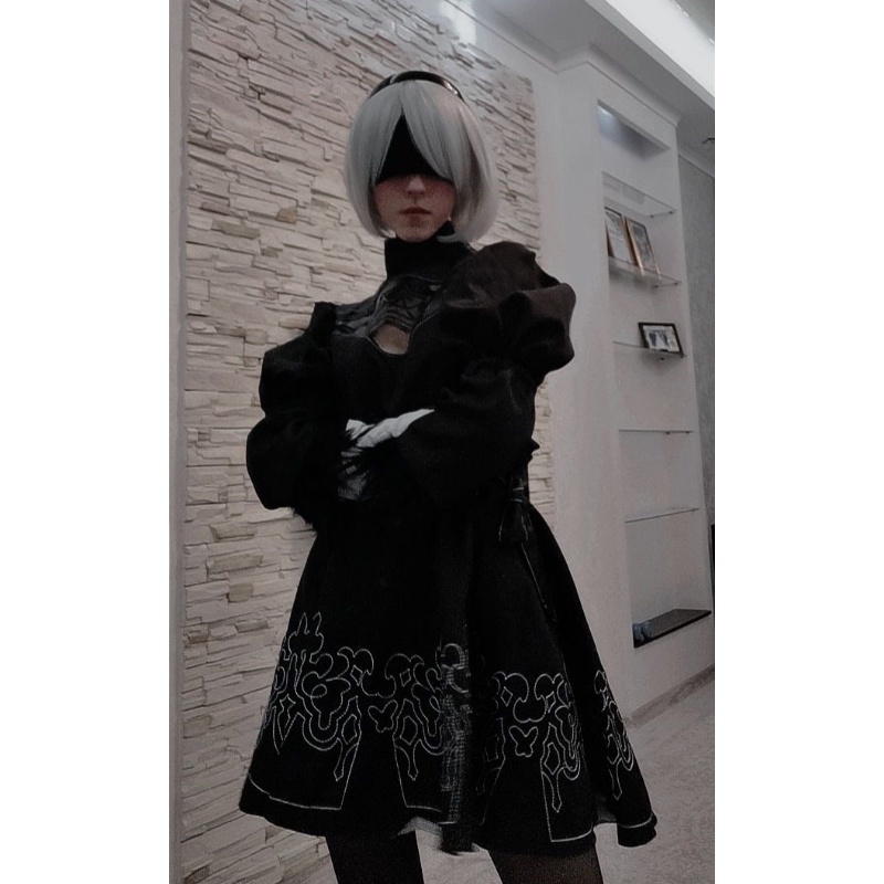 Nier Automata Yorha 2B Cosplay Costumes Anime Figure Halloween Costumes ...
