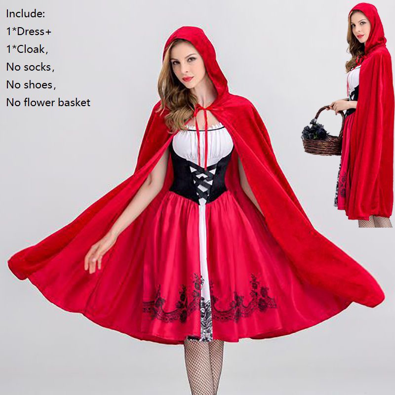 Women's Halloween Bewitching Dress In Red Perfect For Sorceress And ...