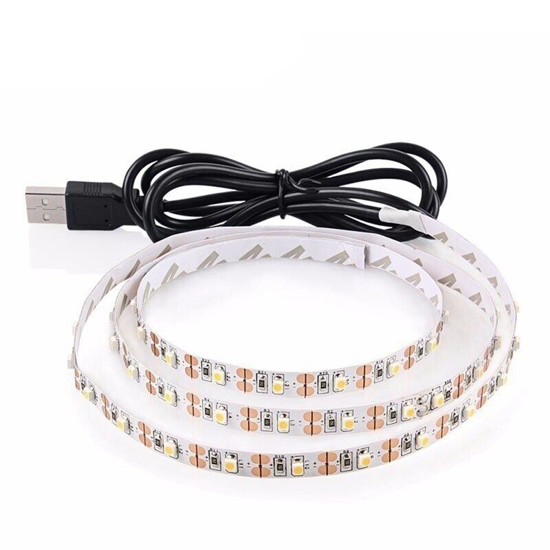 5V LED Strip Light Lampu Hiasan TV Backlight USB 2835 SMD HDTV 1M 2M 3M ...