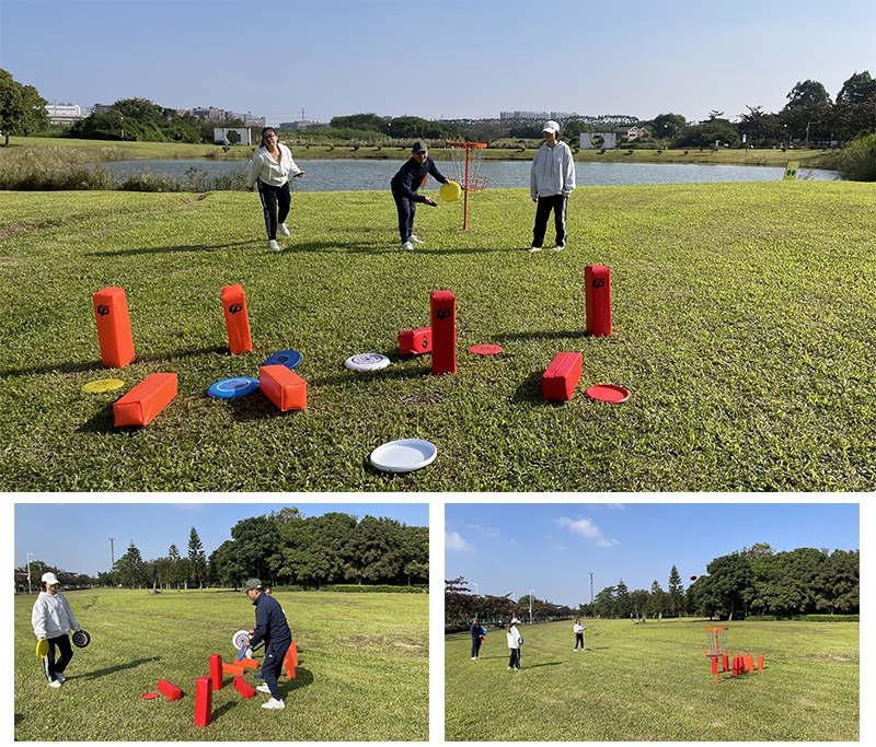 Frisbee Team Building Touchdown Tower Competition Field Corner Mark ...
