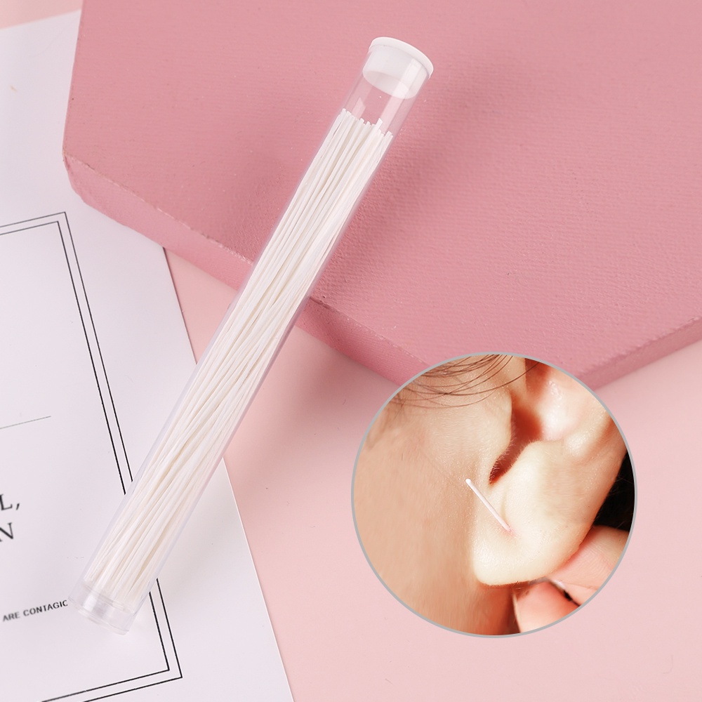 60/70pcs Pierced Ear Cleaning Set Ear Hole Tools Kit Ear Hole Cleaning ...