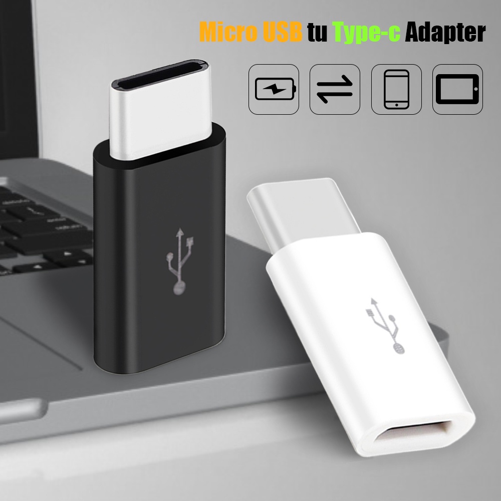 Male to Female Type C To Android Micro USB Adapter Connector Converter ...