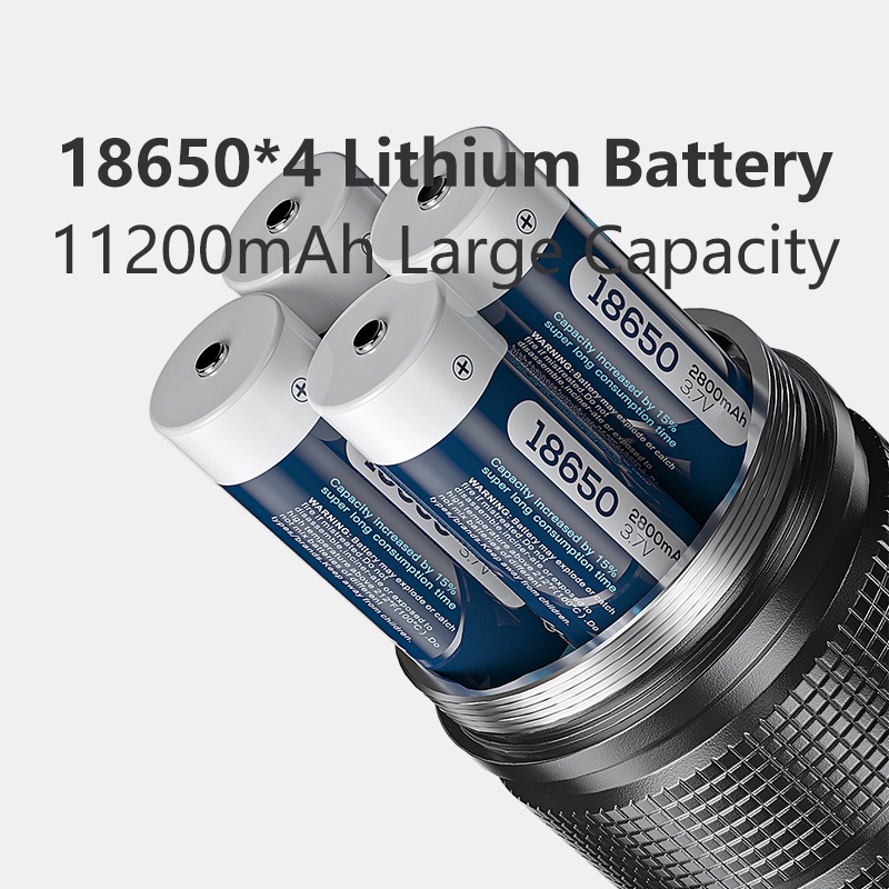 Smiling Shark SD5990 Powerful Flashlight Led M77.2 10000LM Strong Light ...