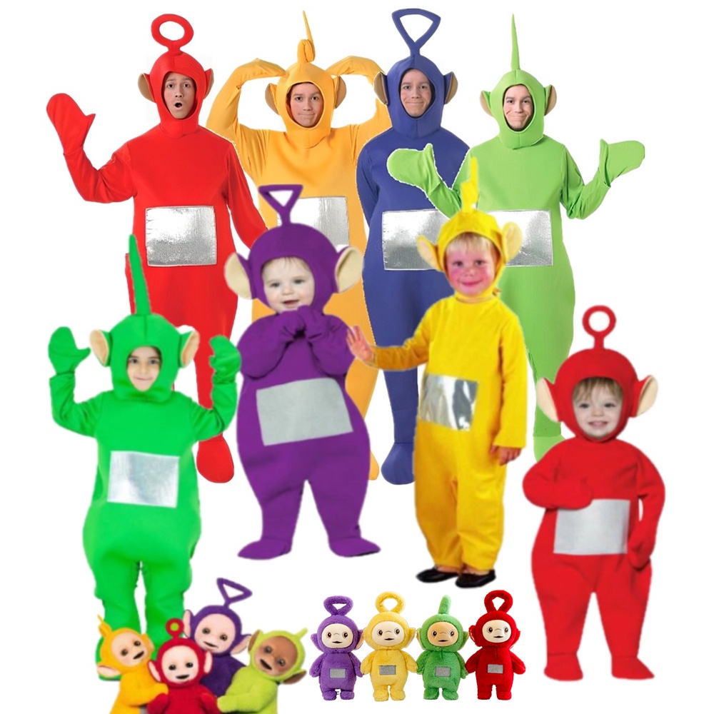 Unisex Teletubbies Cosplay For Baby Kids Child Funny Tinky Winky Dipsy ...
