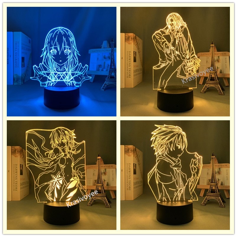 Guilty Crown Night Light YUZURIHA INORI Figure Colors Changing Table ...