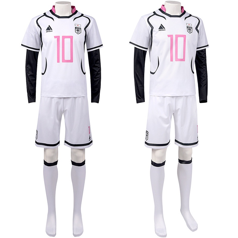 Blue Lock Anime Cosplay Costume Wig Sae U20 Football Soccer White Team ...