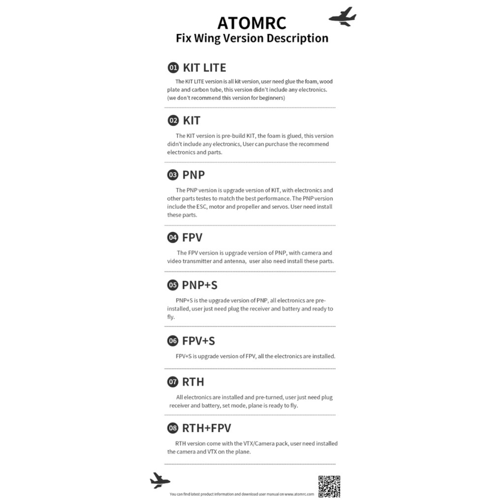 ATOMRC Dolphin V1.1 845mm Wingspan V-tail ARWING FlyWing Fixed-Wing RC ...