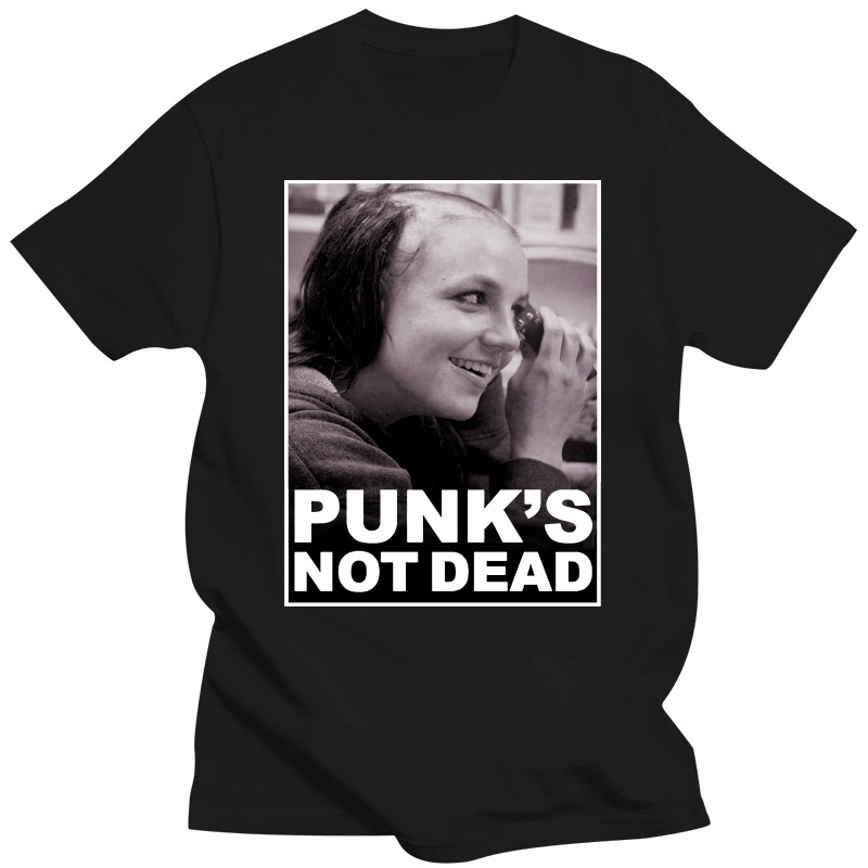Vtg Vintage Britney Spears T Shirt Punks Not Dead Tee Unisex | Shopee ...