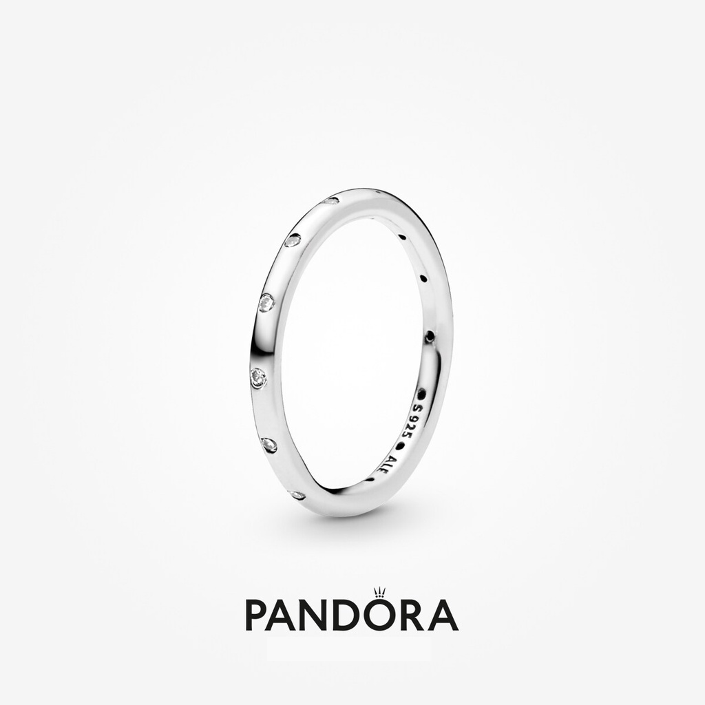Pandora Simple Sparkling Band Ring | Shopee Philippines