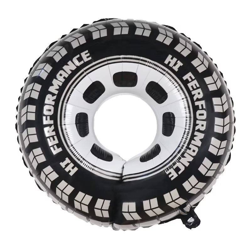 Racing Theme Party Tire Foil Helium Balloon Kids Toys Tyre Air Globos ...