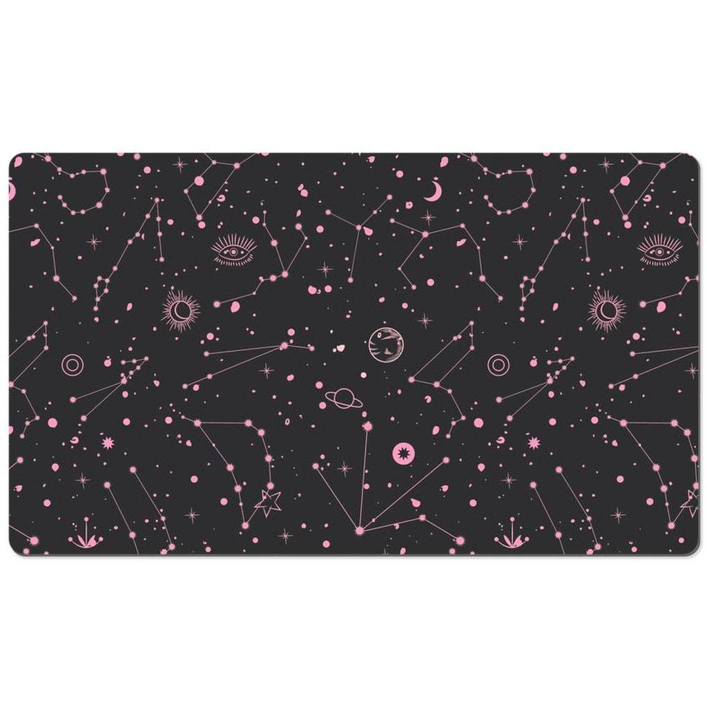 Pink Celestial Desk Mat | Constellation Space Desk Mat | Astrology ...