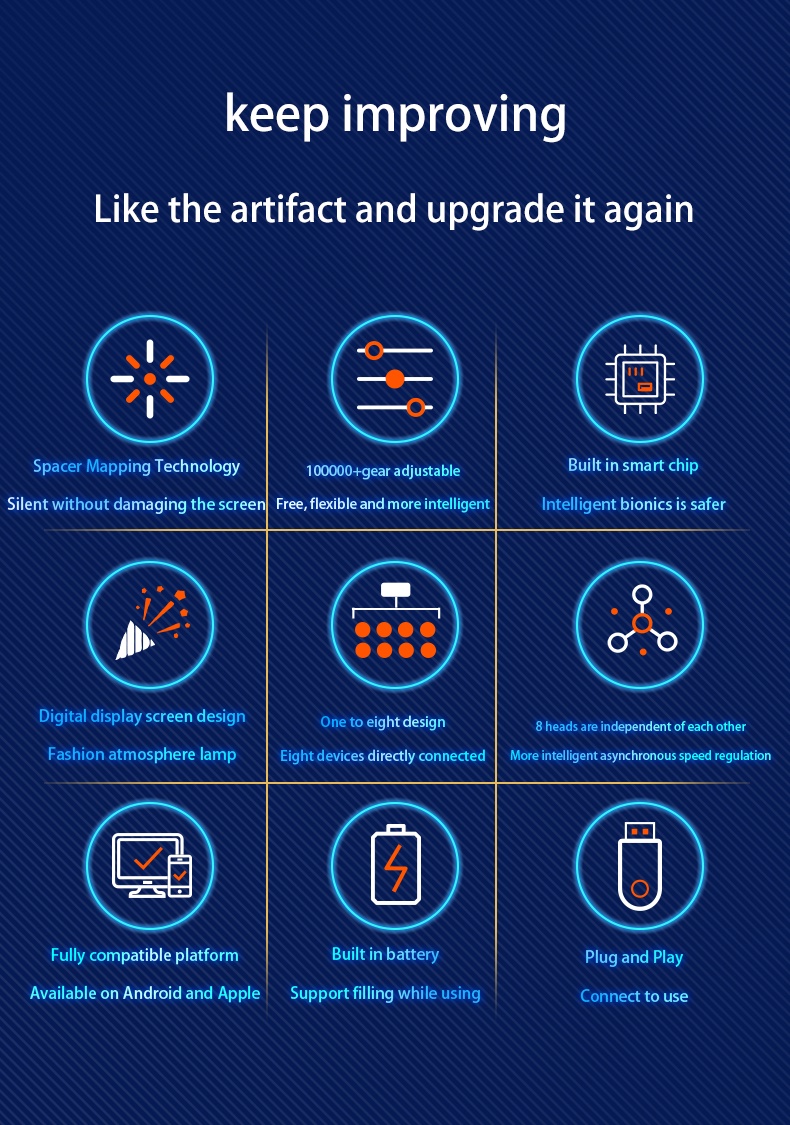 Auto Screen Clicker tiktok like tap smart speed adjustment Phone Pad ...