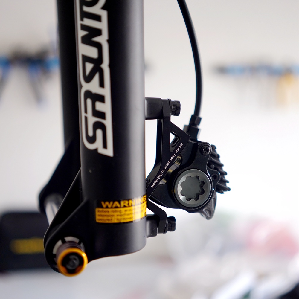 ZRACE Post or IS Mount to Flat Mount Mountain bike disc Brake Adapter ...